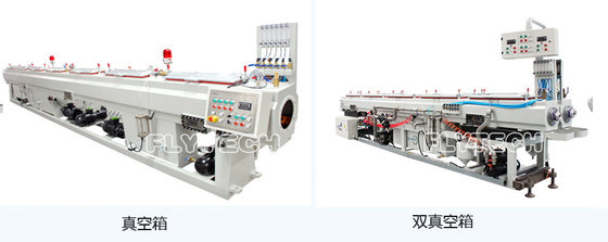 China PP-R PERT PIPE PRODUCTION LINE（16-160MM）/ PLASTIC PIPE EQUIPMENT / SINGLE SCREW EXTRUDER supplier