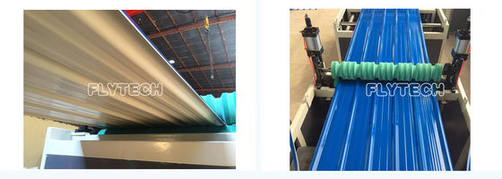 China SOLID PVC CORRUGATED ROOF SHEET MACHINE / ROOF TILE EQUIPMENT / CORRUGATED PVC ROOF SHEET EXTRUDER supplier